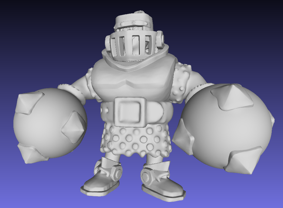 Free 3D file Mega Knight Clash Royale 🎲・3D printing design to download・Cults