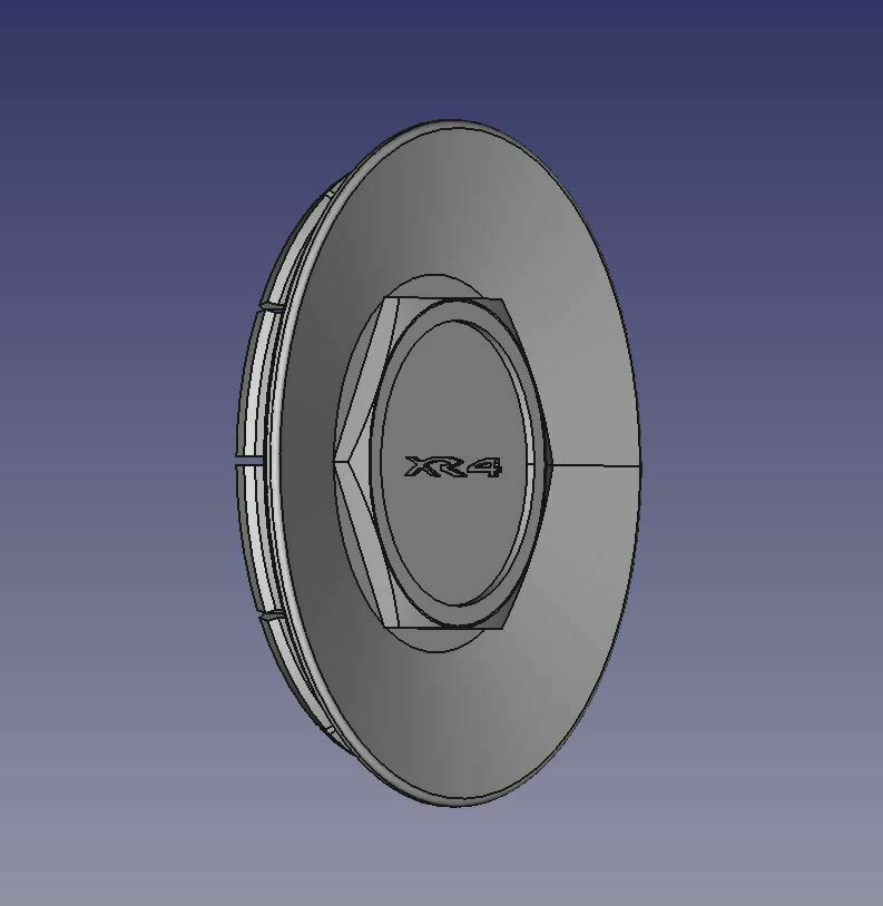 Free 3D file Ford XR4 (ST150) Wheel Centre Cap for 17" Factory Rims 🚙 ...