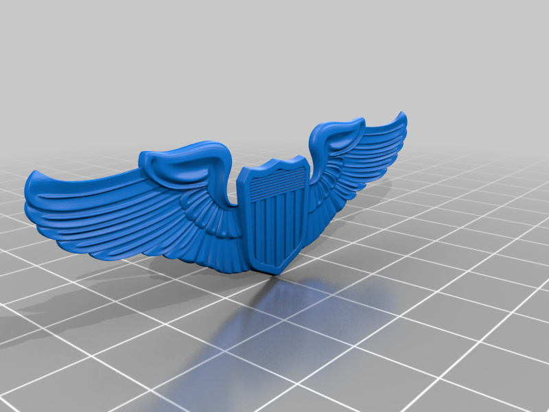 Archivo 3D gratuito Insignia de Piloto Básico de la USAF. 🪙・Idea de ...