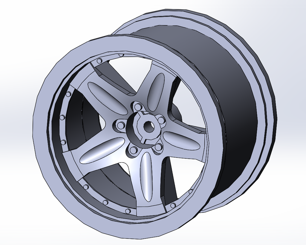 Free 3D file 1:16 Brushless 4WD Monster Beatle Wheel rim 👹・Template to ...