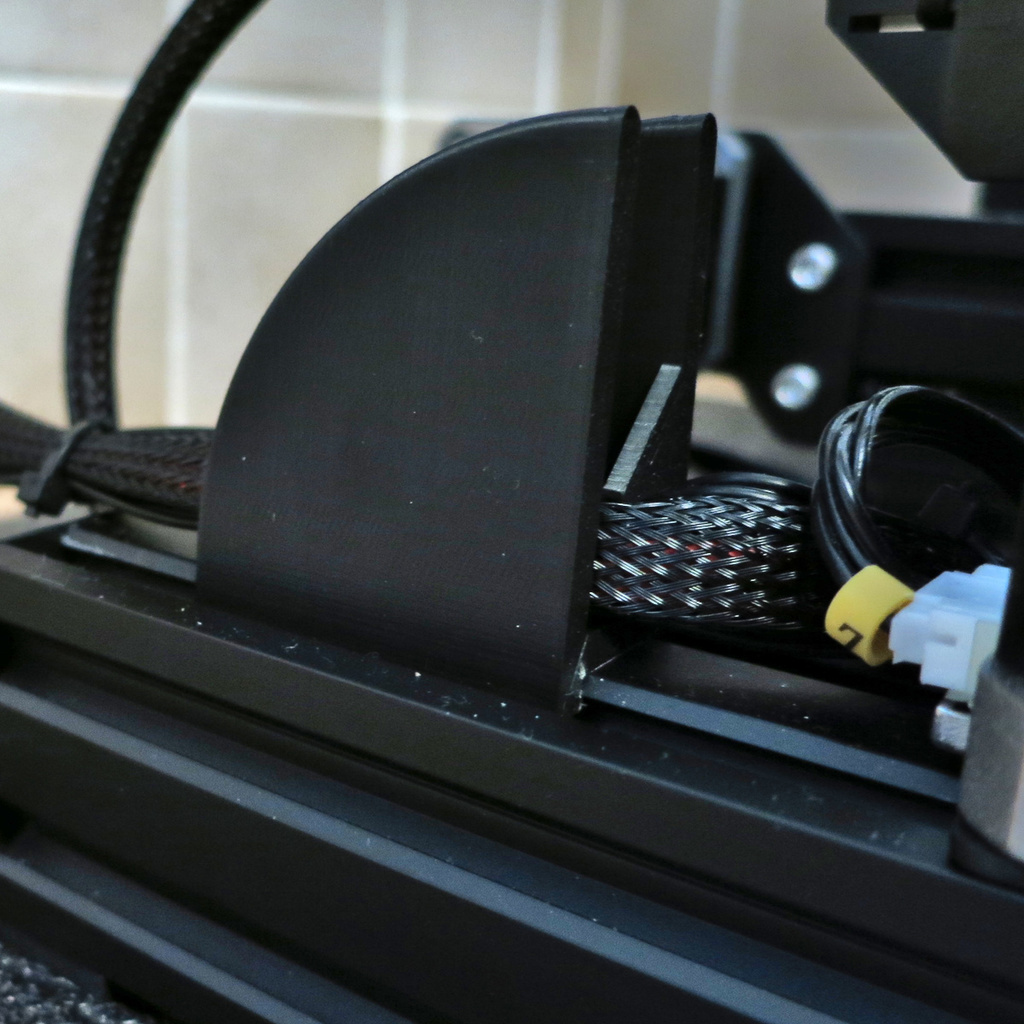 Free 3D file Ender 3 rear cable guide 🔌・3D printer design to download・Cults