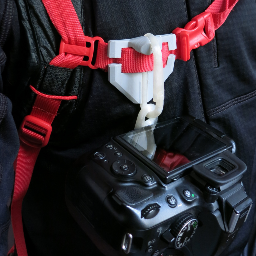 Free 3D file Camera backpack carabiner mount 📷・Model to download and 3D ...