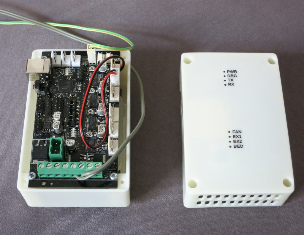 Free 3D file minitronics v2.0 board case with led guide and fan mount 🧞‍♂️・3D printable design ...