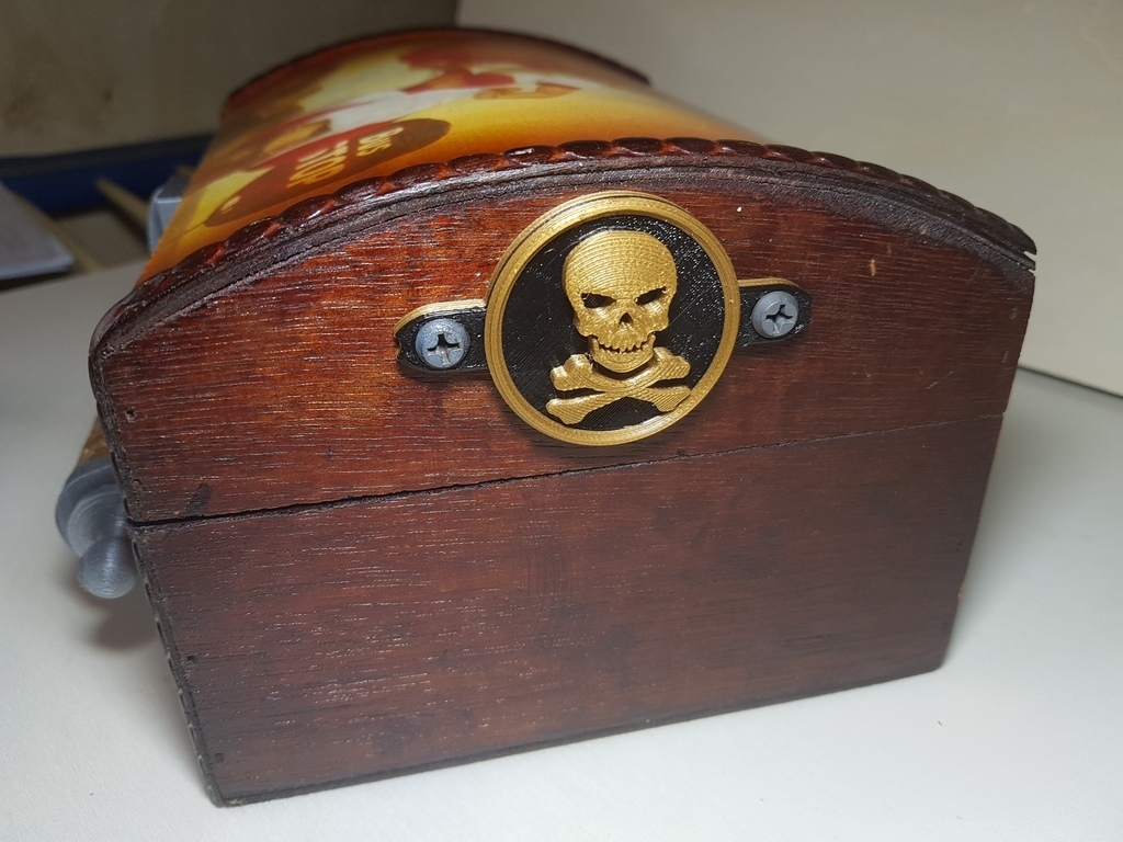 Free 3D file Pirate box, lock box 🏴‍☠️・3D print design to download・Cults