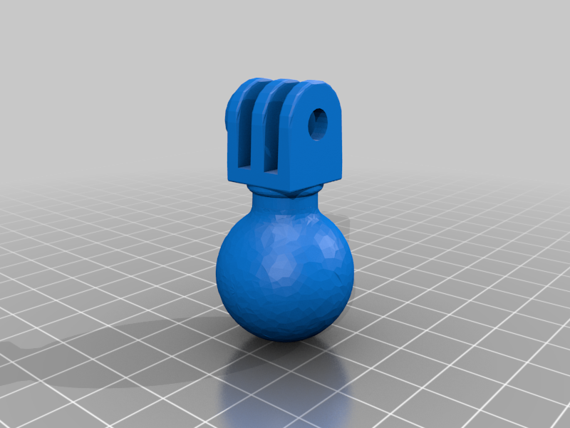 Free 3D file Tripod with Gopro ball head 📷・3D printable object to ...
