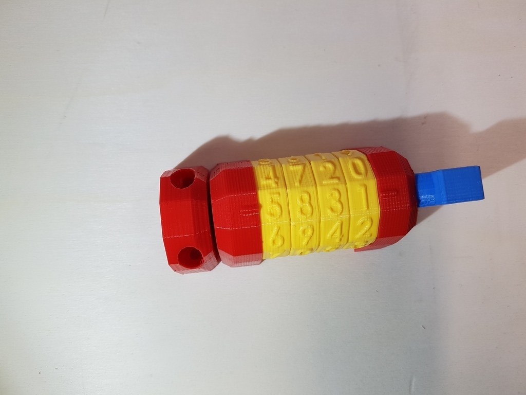 Free 3D file Combination lock 🔒・3D print design to download・Cults