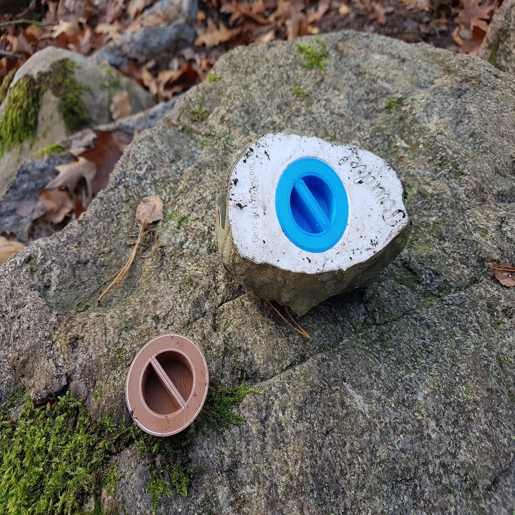 Free 3D file Geocaching Stein 🗺・3D print object to download・Cults