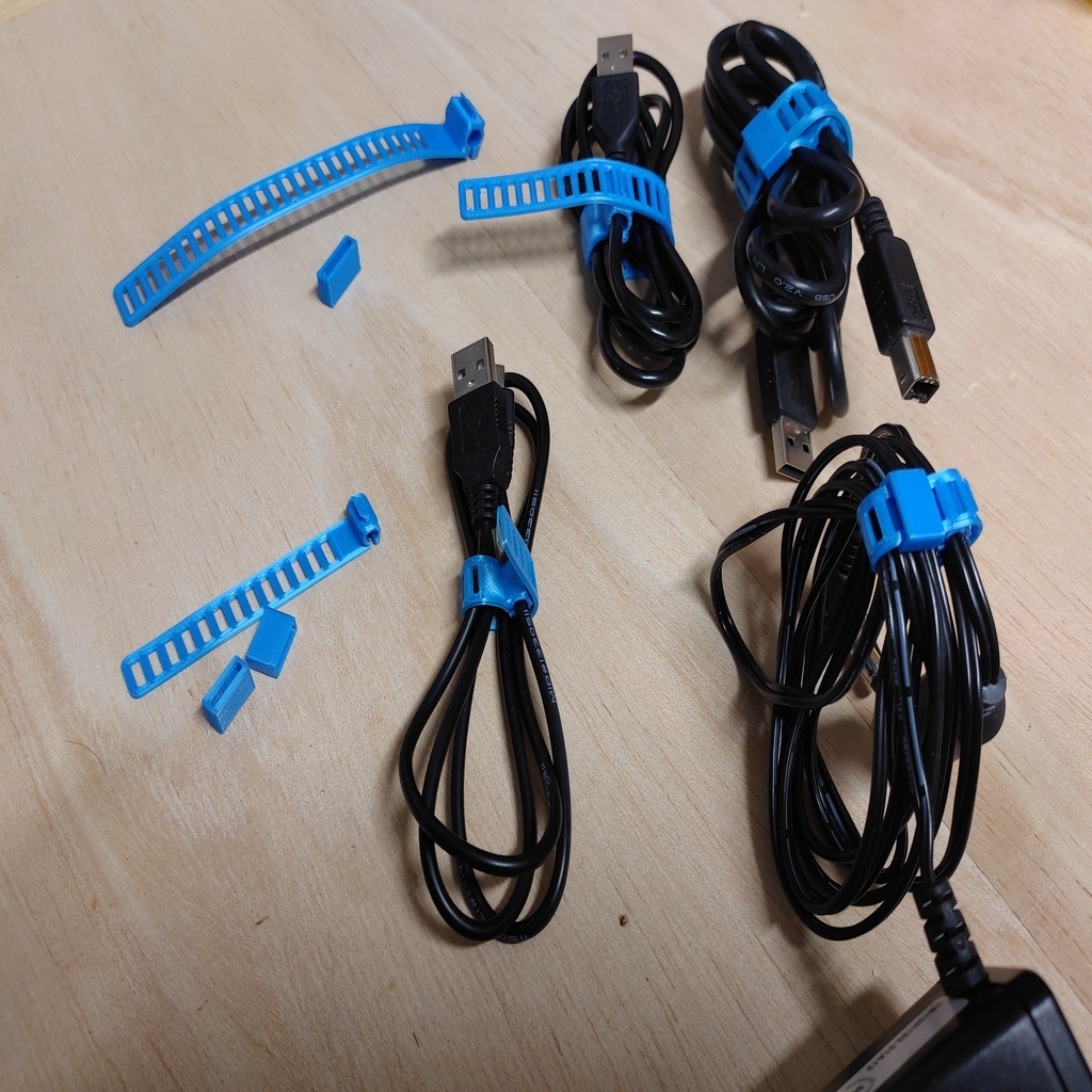 Free 3D file TPU loop for cable tie (clip-on), strap loop 🔌・3D printing ...