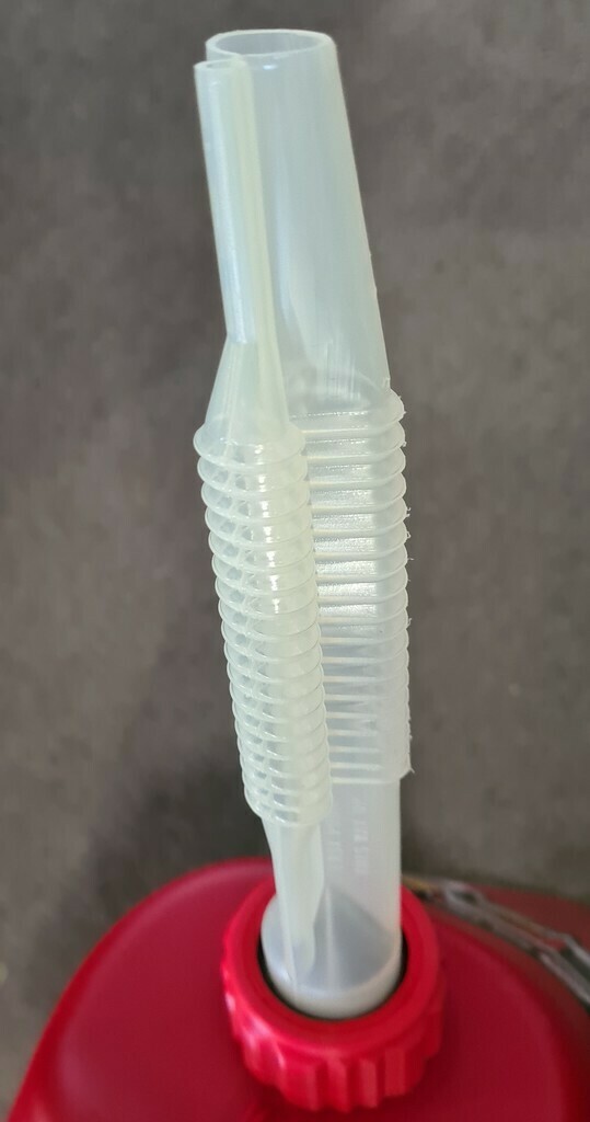 Free 3D file Repacement nut for fuel can with finer thread. Shortened ...