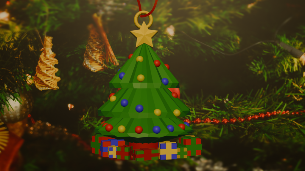 Free 3D file Articulated Christmas tree Ornament 🎄・3D printing template ...