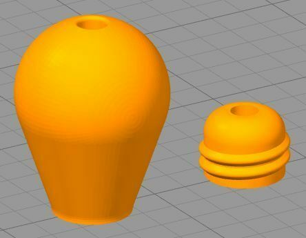 Free 3D file Light Bulb Pull Chain End 💡・3D print design to download・Cults