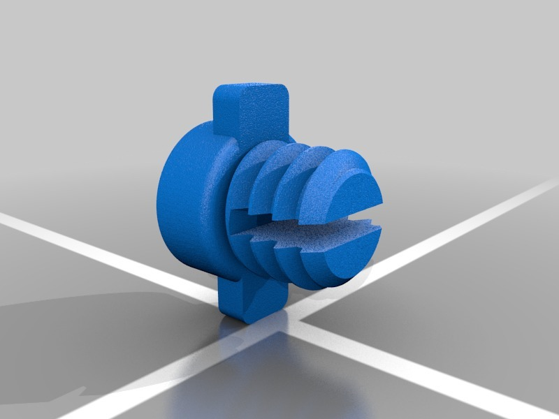 Free 3D file Perch Ends, 1" Dowel 👽・3D print design to download・Cults