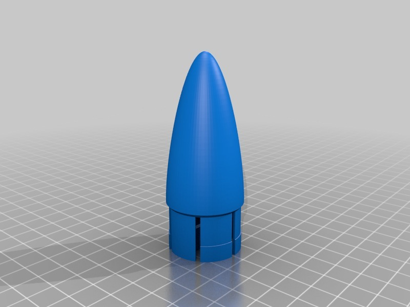 Free 3D file Customizable Rocket w/ 4 fins & payload MK2 🚀・3D print ...