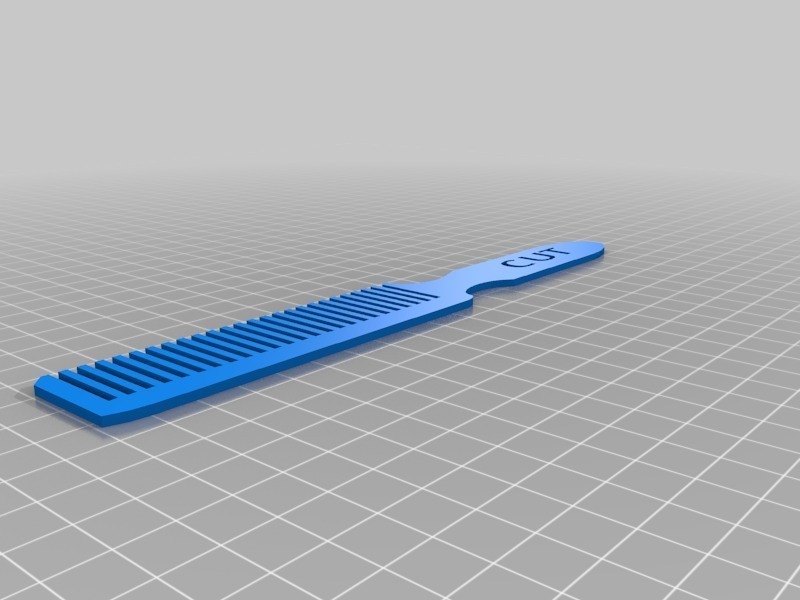 Free 3D file A barbers club cutting comb 🛠️・3D print object to download ...