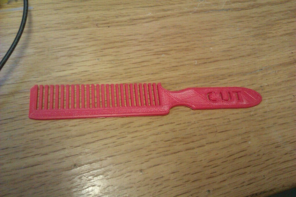 Free 3D file A barbers club cutting comb 🛠️・3D print object to download ...
