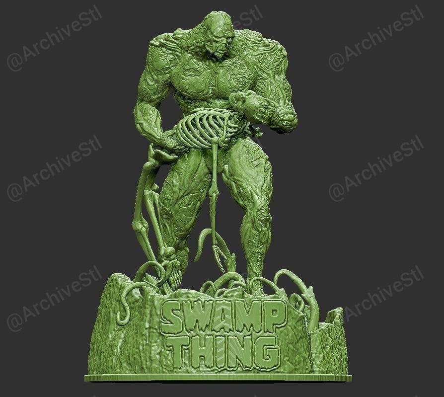 Free 3D file SwampThing 🧞‍♂️・Template to download and 3D print・Cults