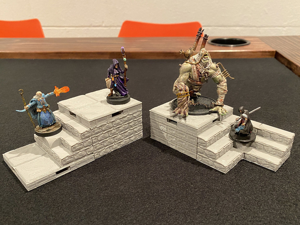 Free 3D file True Tiles Compatible Elevation Risers and Stairs 🧸・3D ...