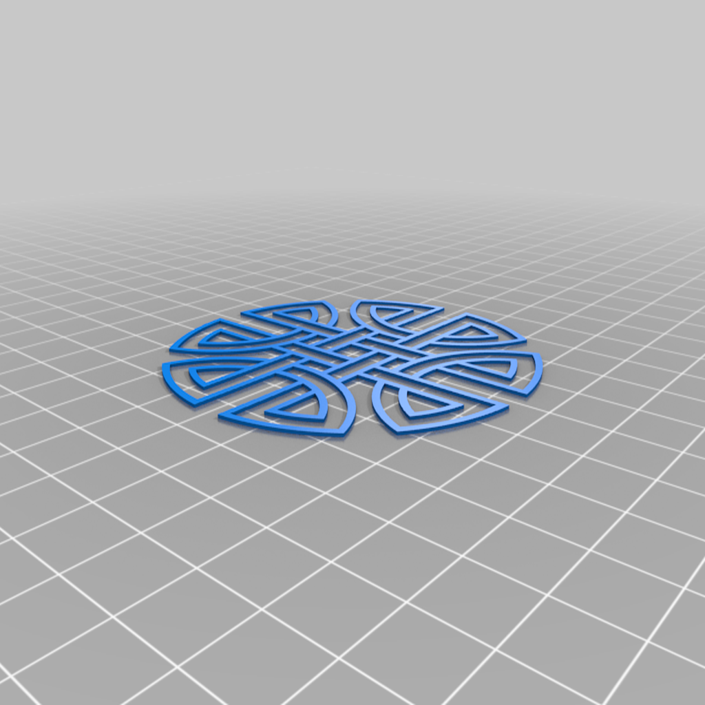 Free 3D file Celtic Coaster - Multipass Multicolor 🍹・3D printing design ...