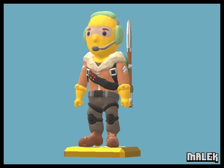 Free 3D file Fortnite Raptor Mini Figure 🎨・3D printing design to ...