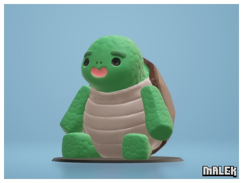 Free 3D file Cute Turtle 🐢・3D printing model to download・Cults