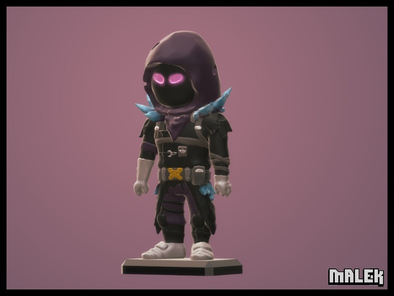 Free 3D file Fortnite Raven Mini Figure 🐦・3D printable model to ...
