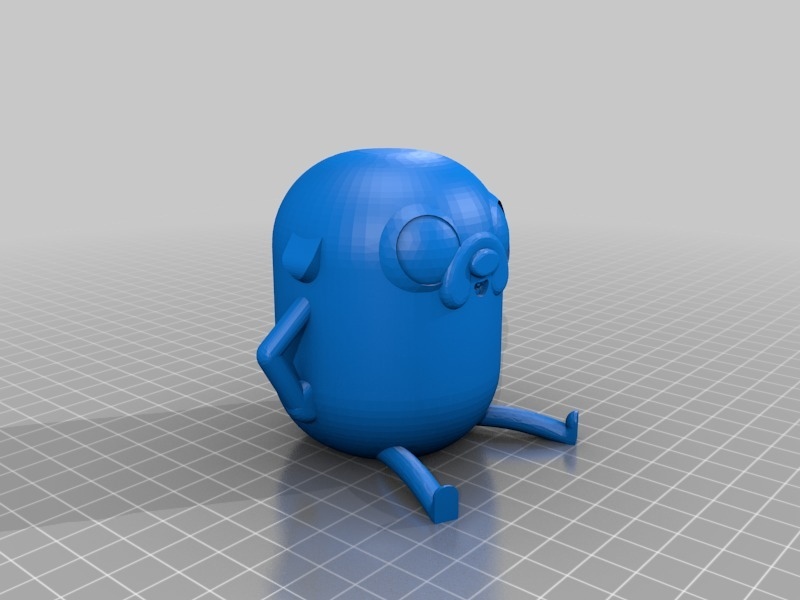 Free 3D file Jake the dog Adventure Time 🐕・3D printer model to download ...