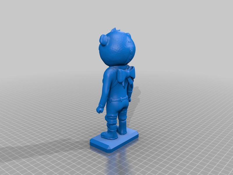 Free 3D file Fortnite Cuddle Team Leader Mini Figure 🐻・3D printer model ...