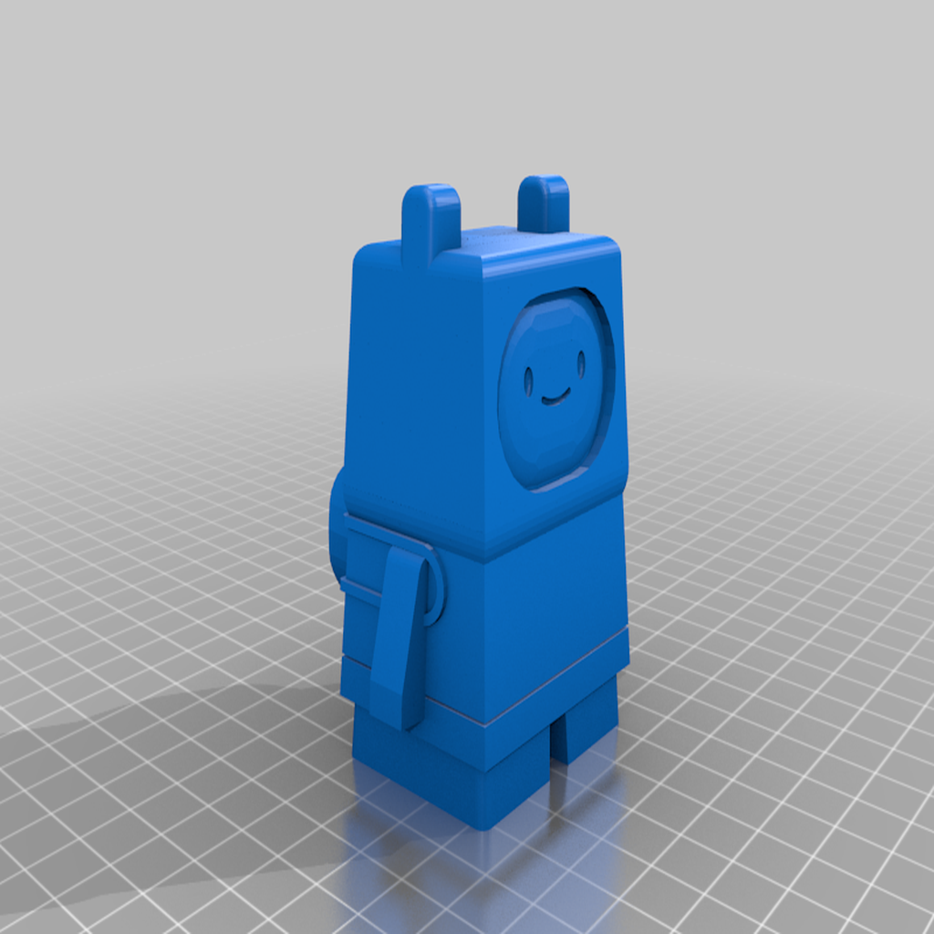 Free 3D file Finn Adventure Time - CUBIC MNI 👽・3D print object to ...