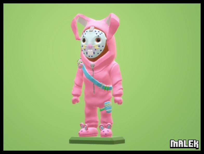 Free 3D file Fortnite Rabbit Raider Mini Figure 🐇・3D printing model to ...