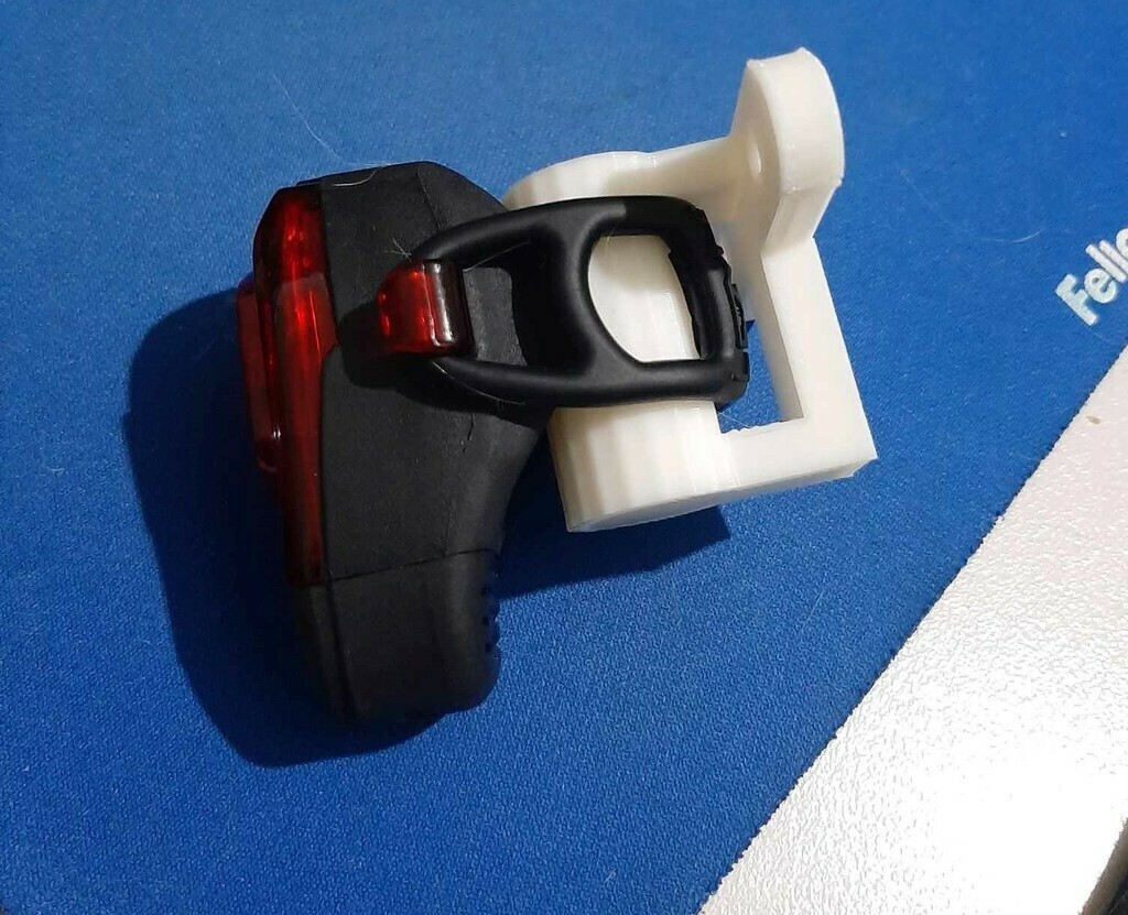 Free 3D file Rear rack bike light mount (remix) ⚽・3D printer model to ...