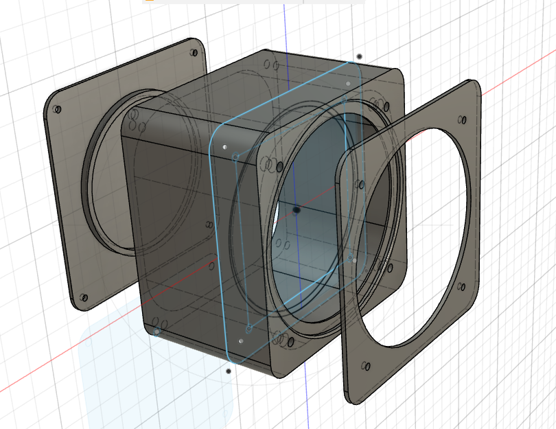 Free 3D file 4 inch speaker enclosure 🔉・3D printing idea to download・Cults