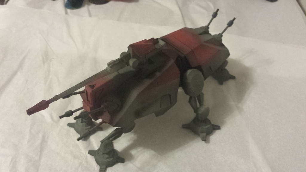 Free 3D file Star Wars: AT-TE - Republic Assault Walker ⭐・3D printable ...