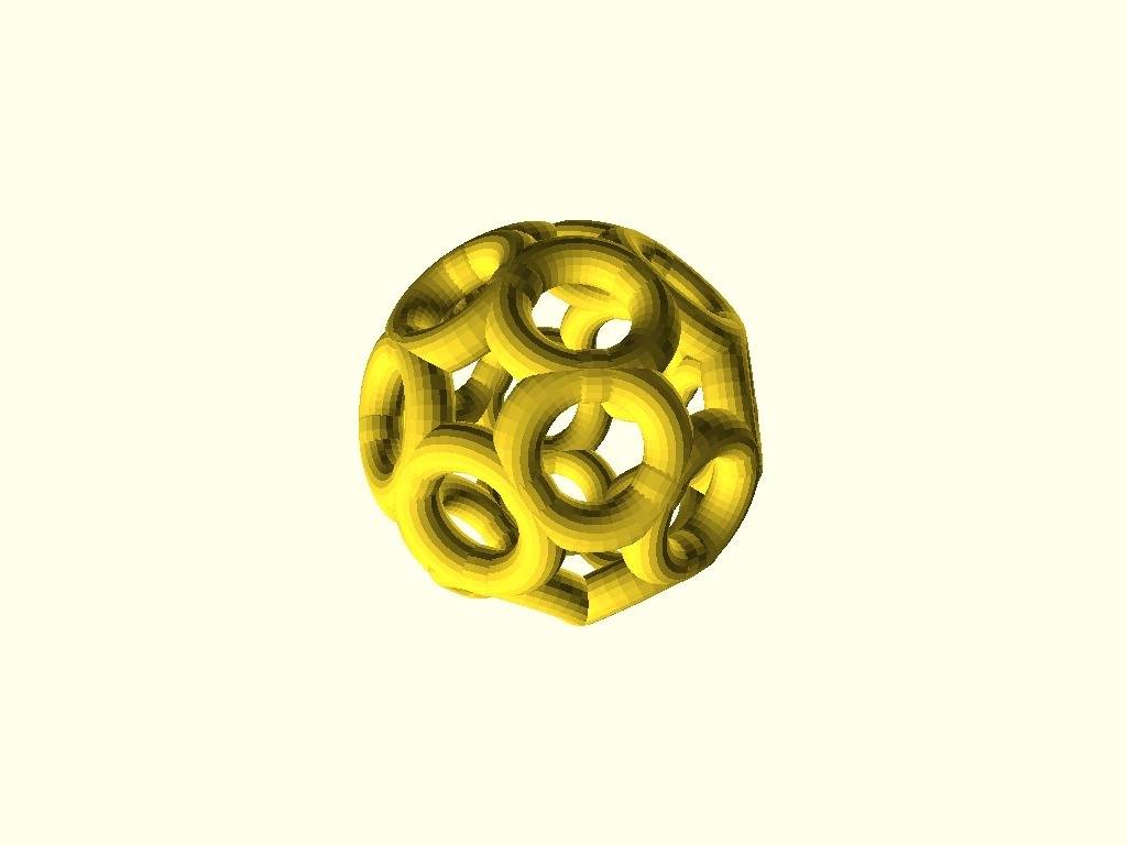 Free 3D file OpenSCAD Parametric Dodecahedron Generator 🎨・3D printing template to download・Cults