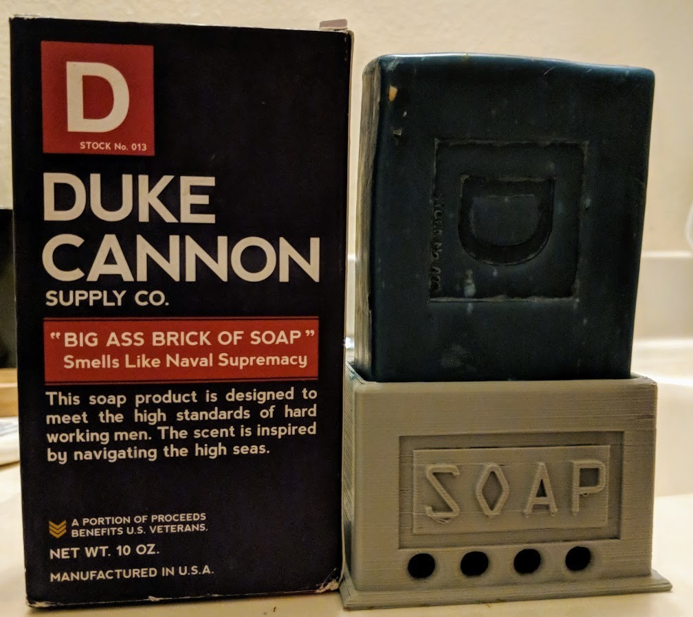 Free 3D file The Duke's Soap Holder 🧼・Design to download and 3D print・Cults