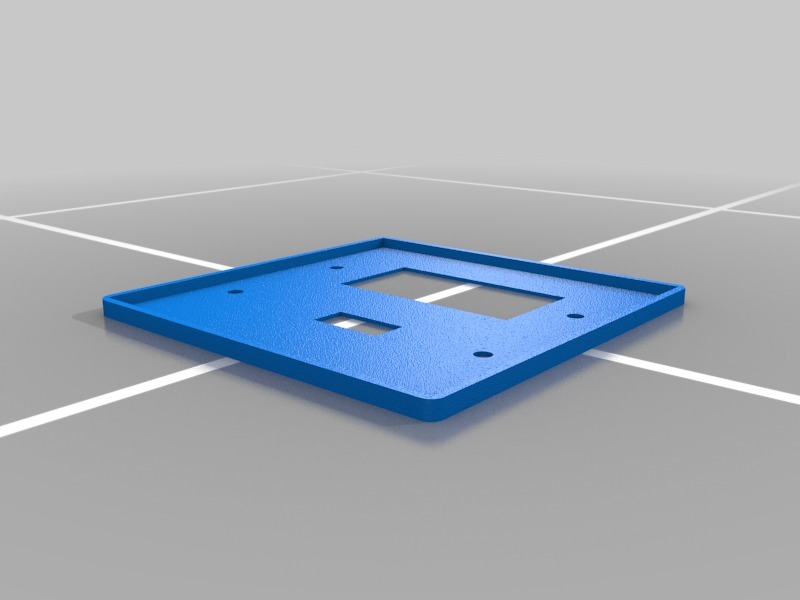 Free 3D file Double Light switch cover ⚙️・3D printing template to ...