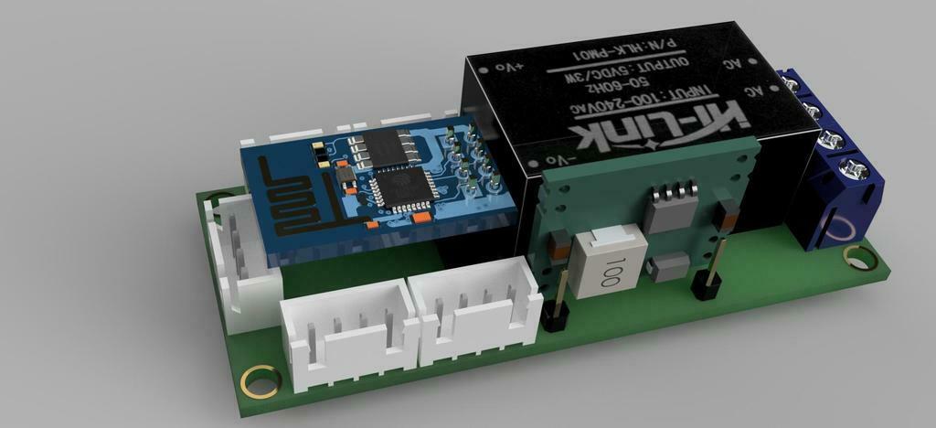 Free 3D file x3 phase PZEM-004 DIN rail mounted power monitoring unit 🧑 ...
