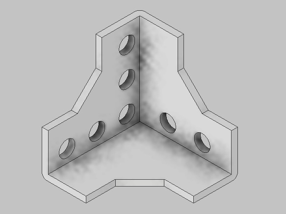 Free 3D file Three way corner Bracket 🧑‍🔧・Template to download and 3D ...