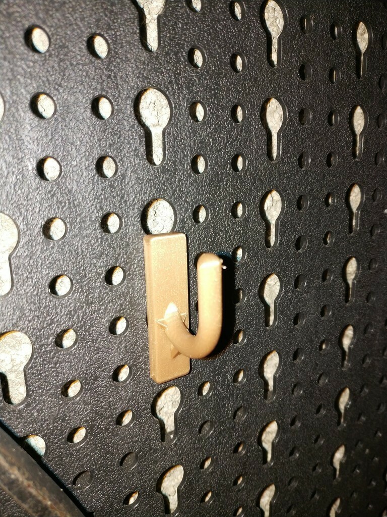 Free 3D file Small bent hook for Lidl Powerfix tool wall new version 🤏 ...