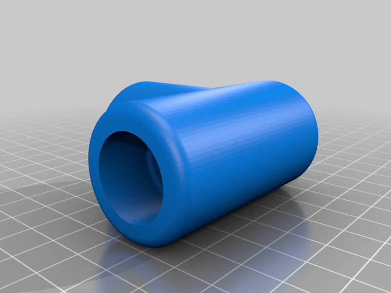 Free 3D file 21mm id 6mm wall thickness tee 🪪・3D print design to ...