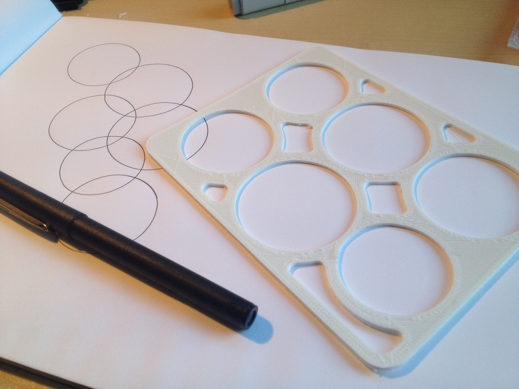 Free 3D file Circle Stencil 🟣・3D printer design to download・Cults