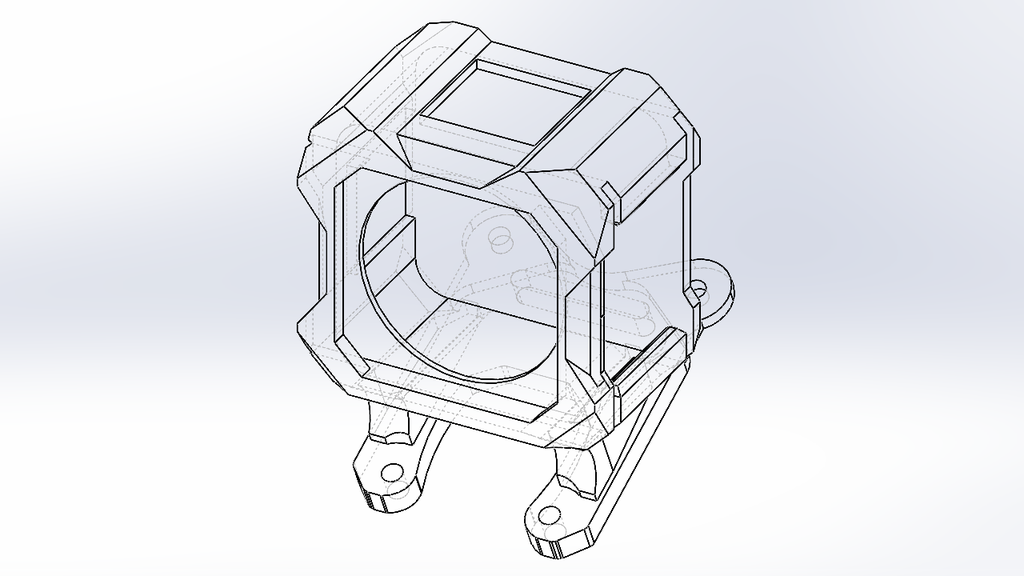 Free 3D file Rotor Riot Flow 5" DJI Action 2 Mount (25 degree tilt) 🧈 ...