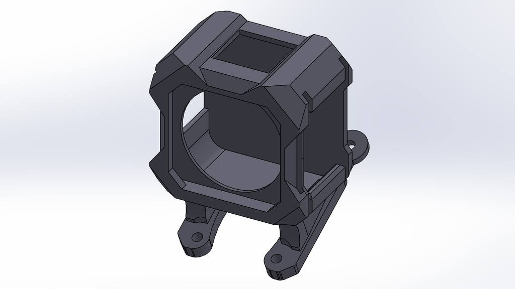 Free 3D file Rotor Riot Flow 5" DJI Action 2 Mount (25 degree tilt) 🧈 ...