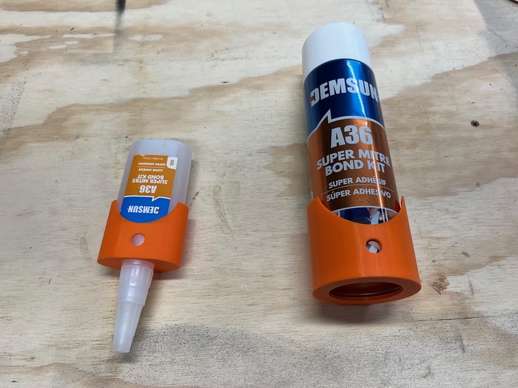 Free 3D file spray can holder and two different crazy glue holders that ...