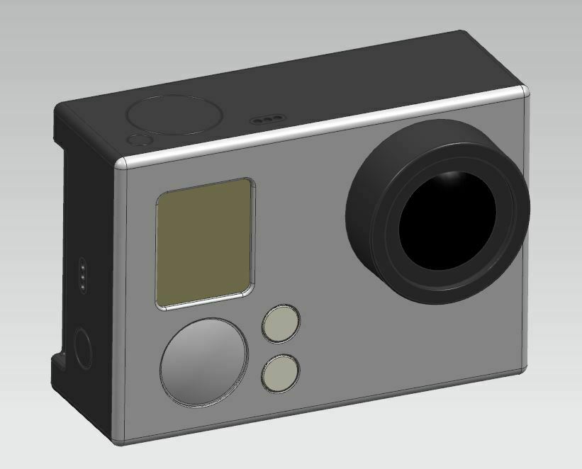Free 3D file GoPro Hero 3+ 📷・3D printer model to download・Cults
