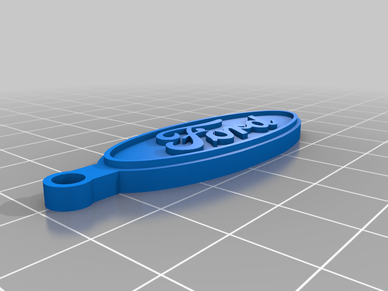 Free 3D file Ford Keychain 🚙・3D printable design to download・Cults