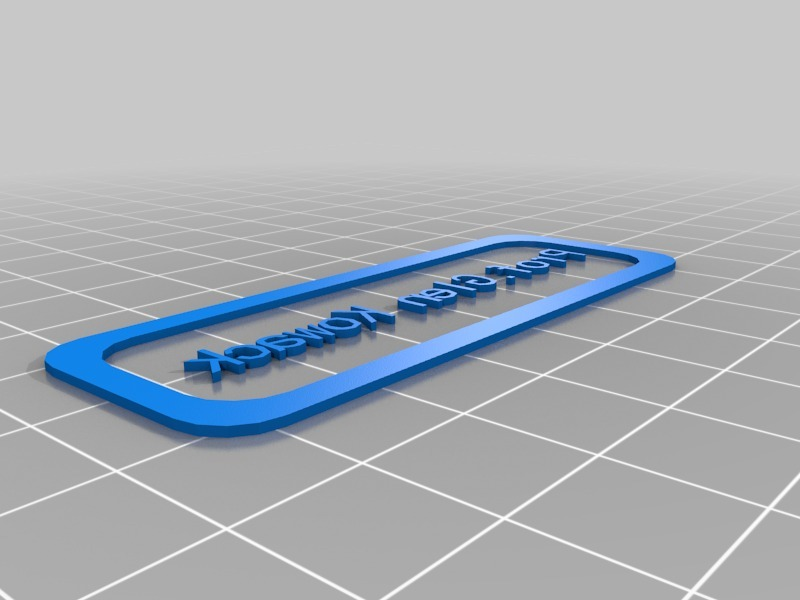 Free 3D file Name Tag for prof glen kowack 🚩・3D printer design to ...
