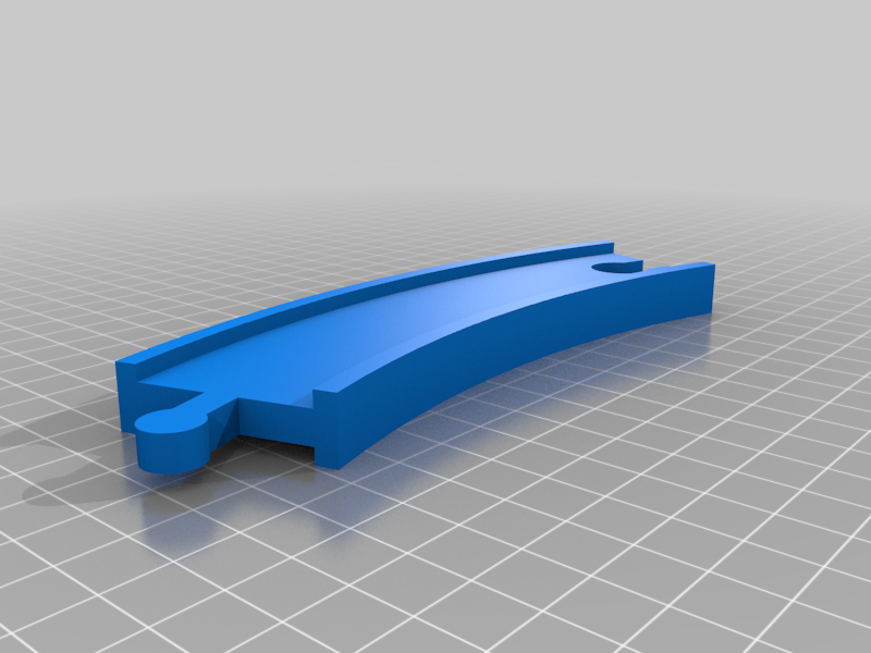 Free 3D file curved toy train track 🚆・3D printer design to download・Cults