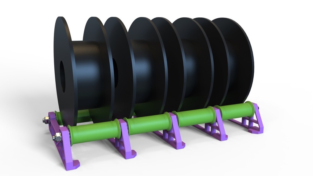 Free 3D file Section Spool Holder 🧞‍♂️・3D print model to download・Cults