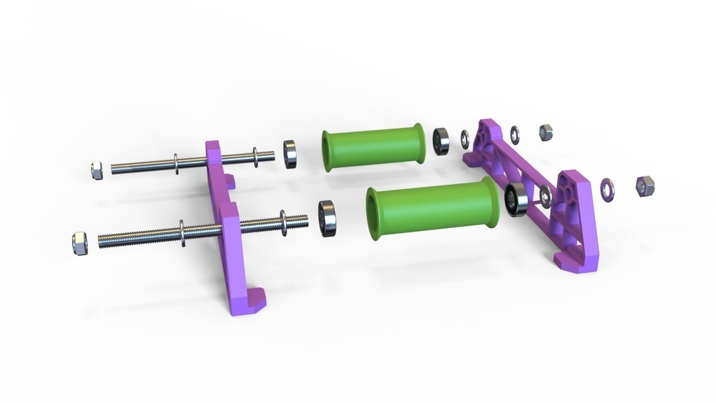 Free 3D file Section Spool Holder 🧞‍♂️・3D print model to download・Cults