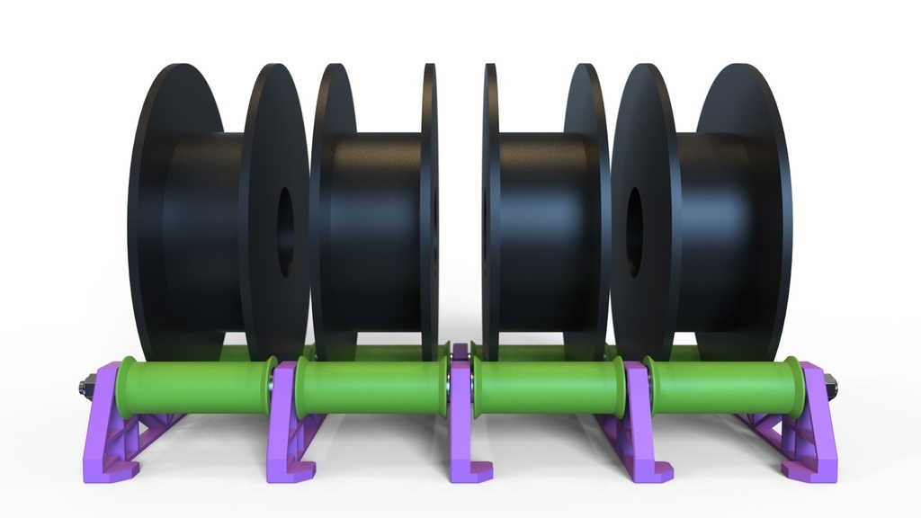 Free 3D file Section Spool Holder 🧞‍♂️・3D print model to download・Cults
